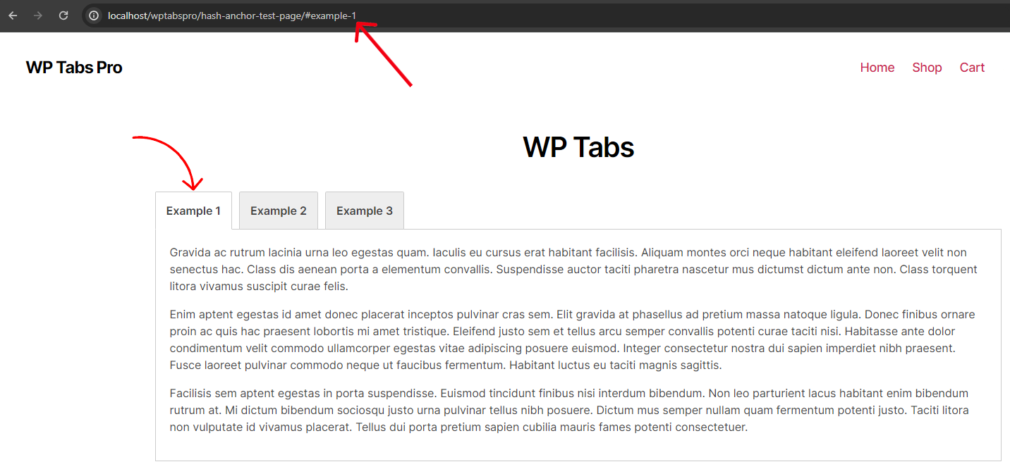 How to use Hash Anchor as Tab Title with the Smart Tabs plugin? – Smart Tabs Docs