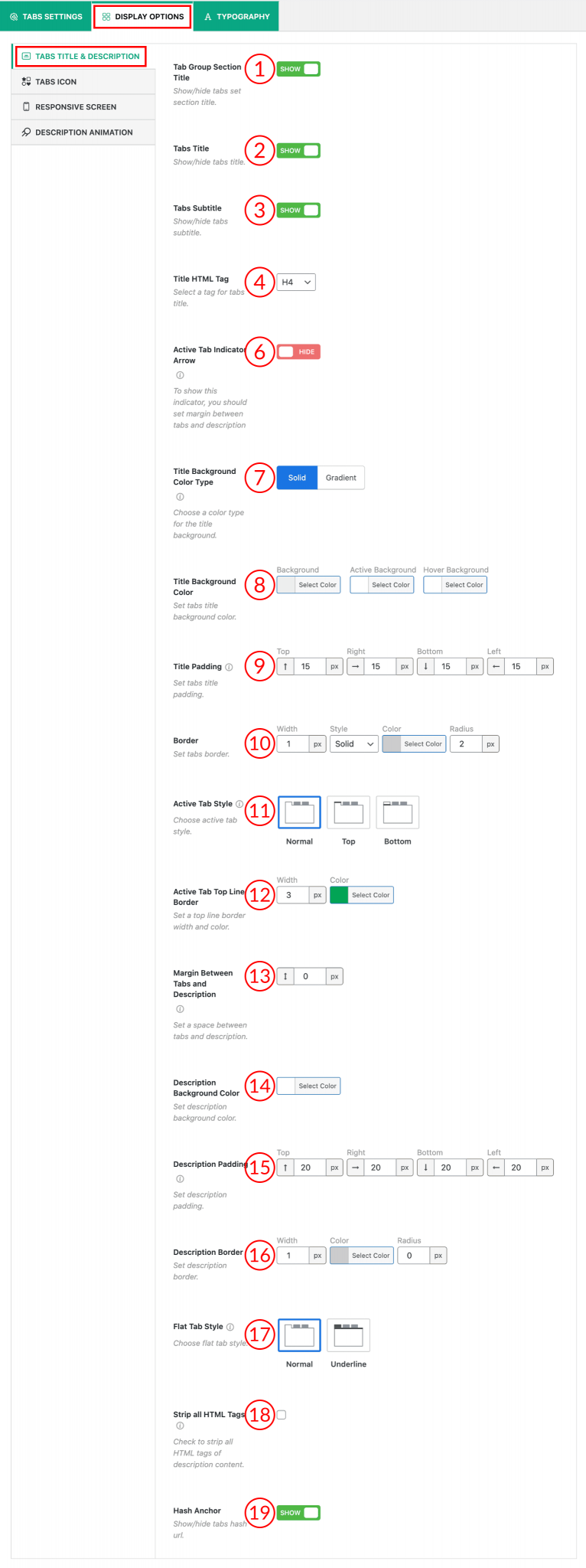 Tabs Title and Description – Smart Tabs Docs
