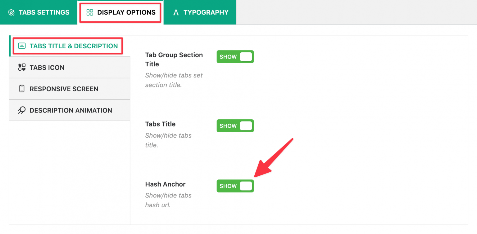How to show the Hash Anchor with the Smart Tabs plugin? – Smart Tabs Docs
