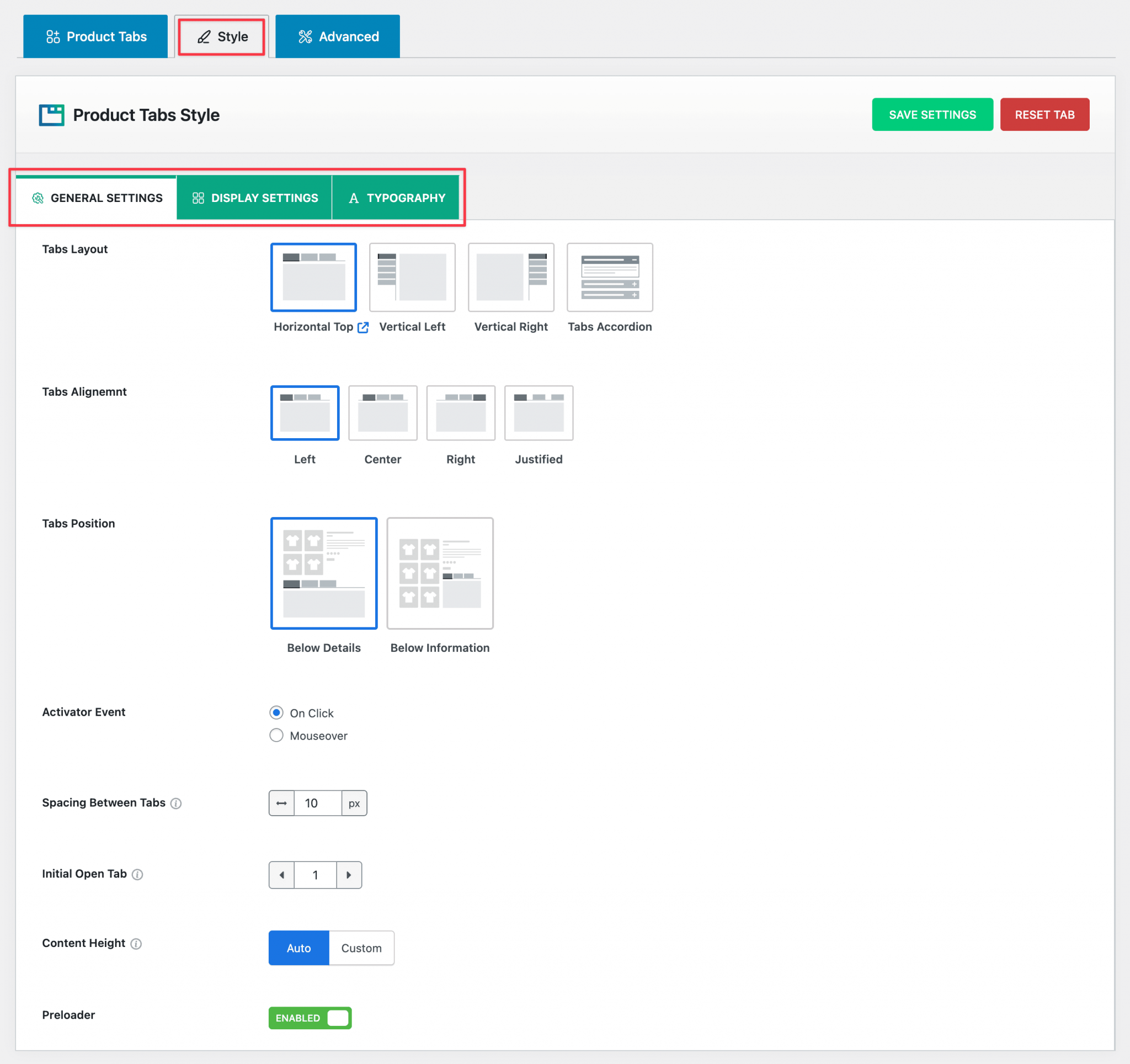 How to style or customize Product Tabs? – Smart Tabs Docs