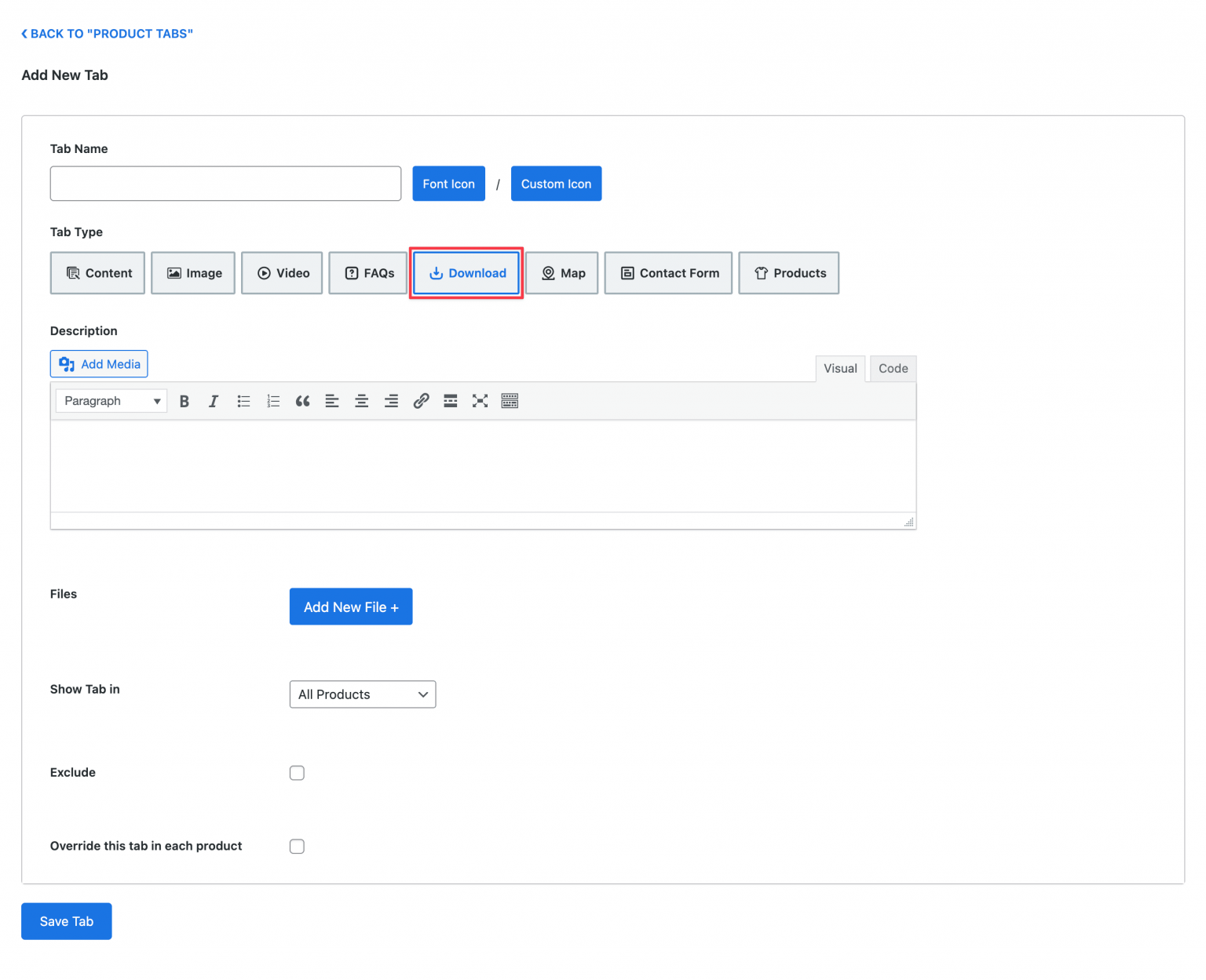 Download Tab – Smart Tabs Docs